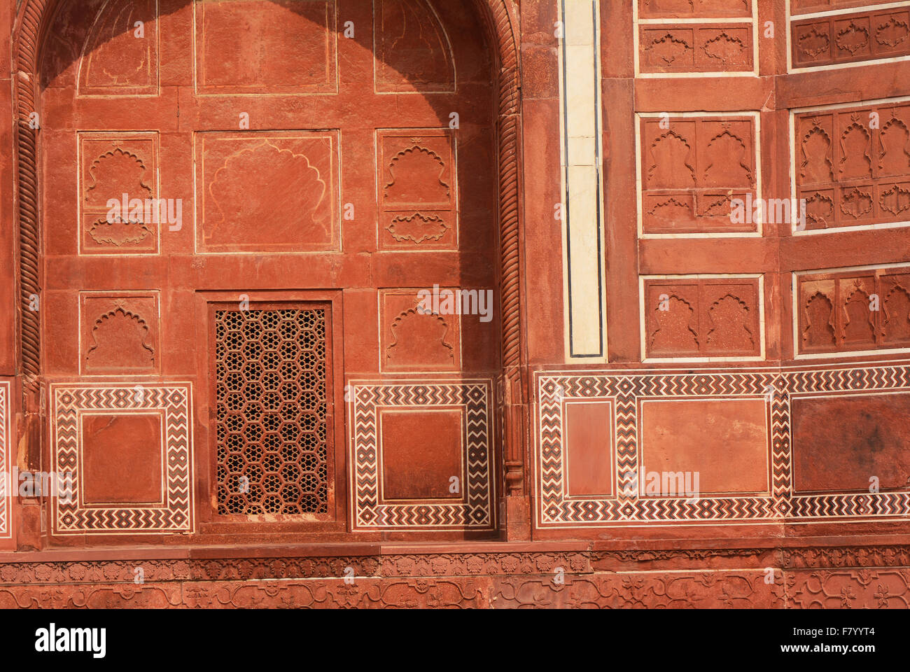 Architecture window at Taj Mahal,Agra,India Stock Photo - Alamy