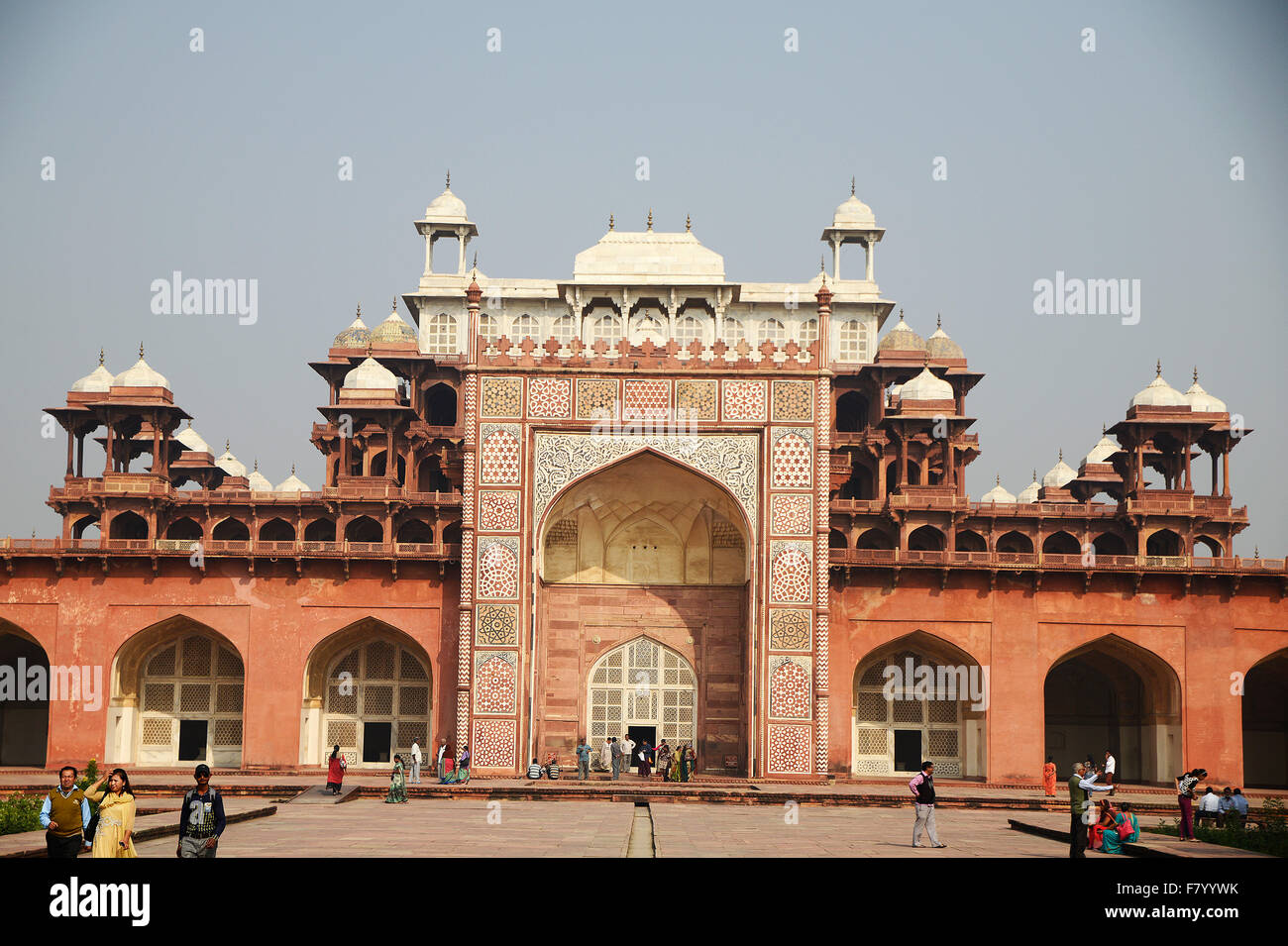 Entrance gate of Akbar's Tomb,Sikandara,Agra,India Stock Photo - Alamy