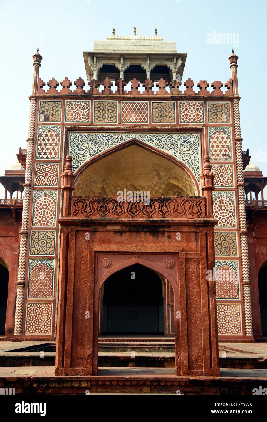 Entrance gate of Akbar's Tomb,Sikandara,Agra,India Stock Photo - Alamy