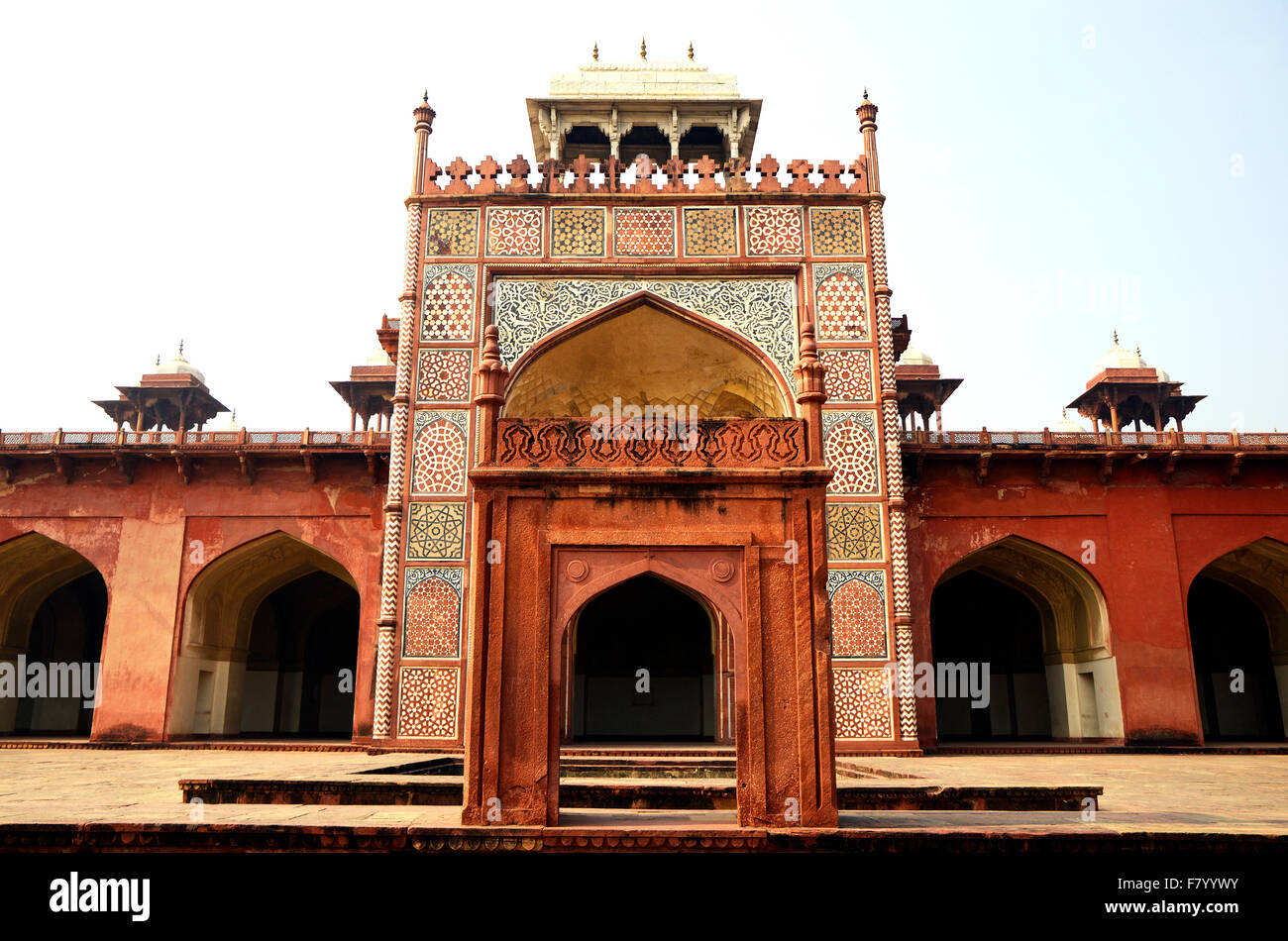 Entrance gate of Akbar's Tomb,Sikandara,Agra,India Stock Photo - Alamy