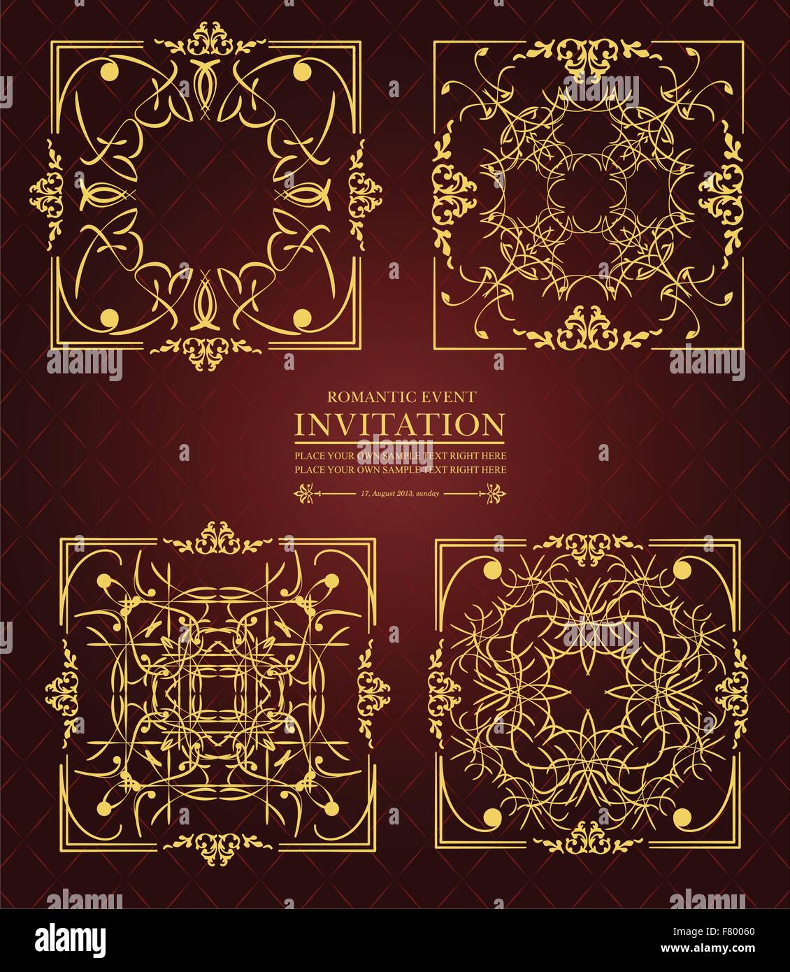 Decorative finishing ceramic tiles. Vector illustration Stock Vector ...