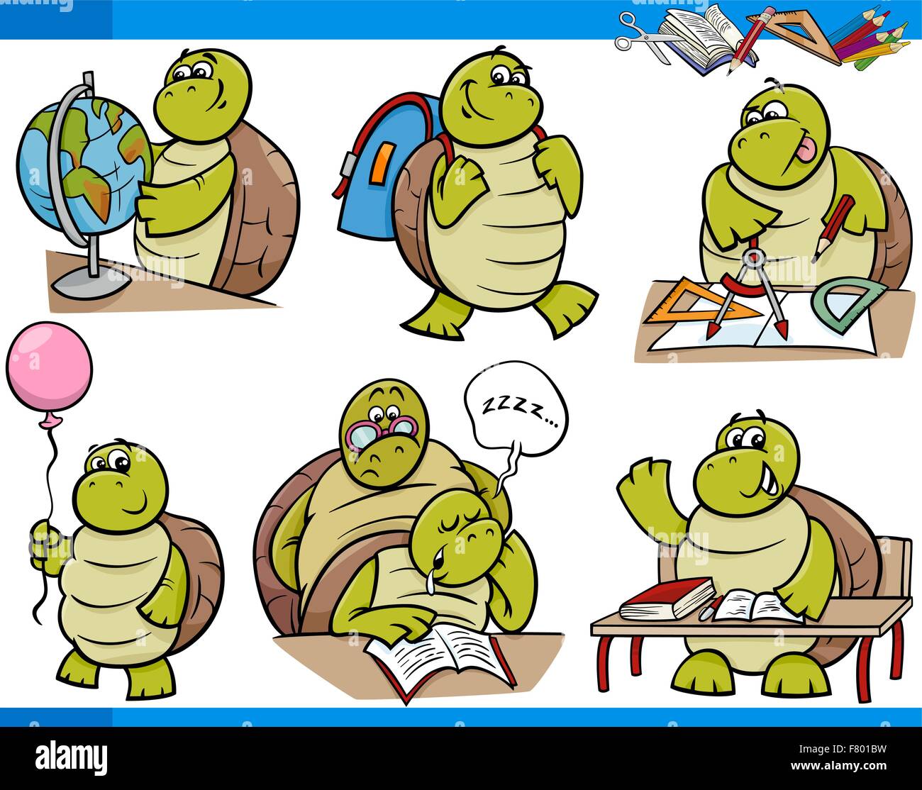 Map turtle Stock Vector Images - Alamy