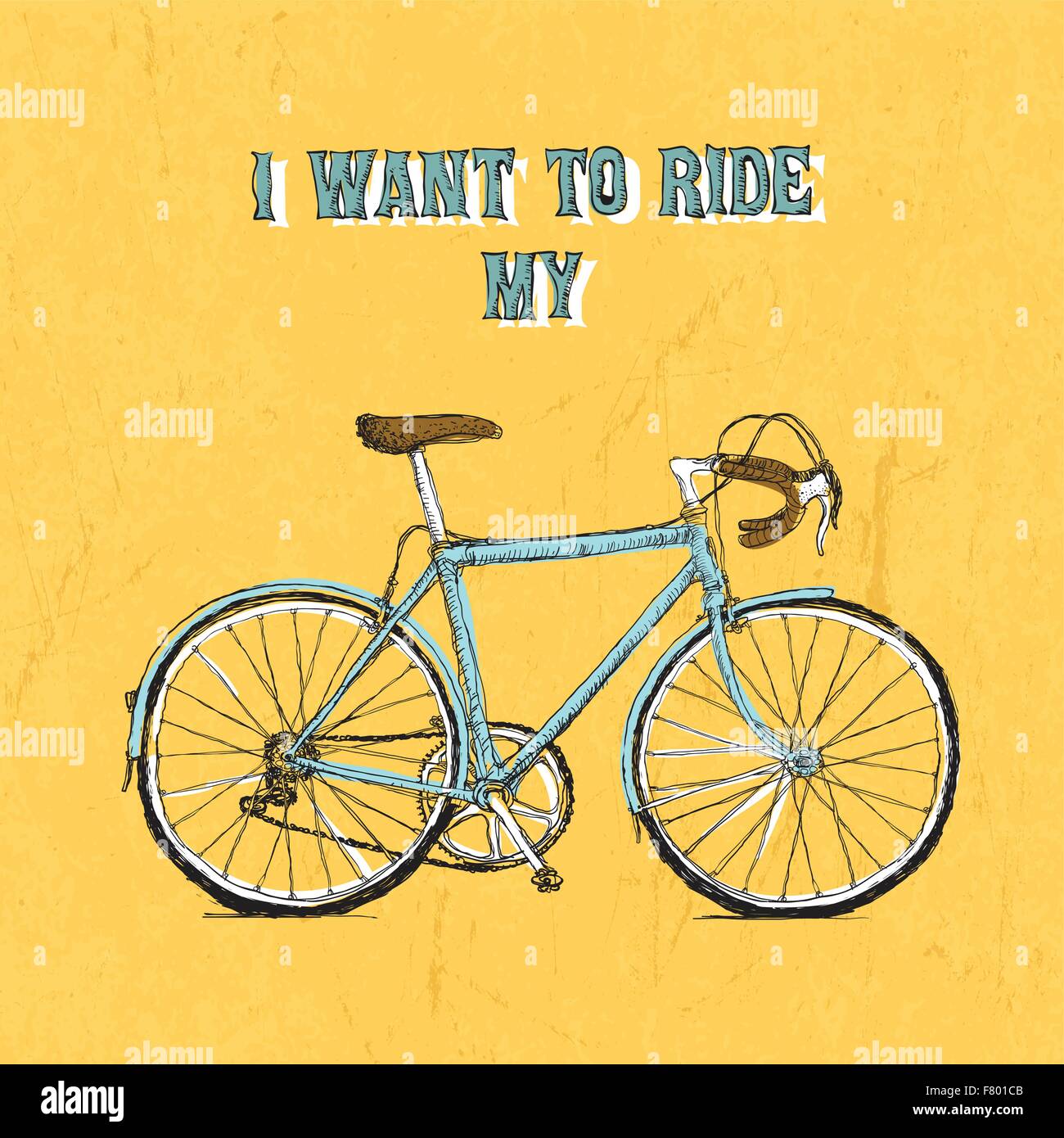 Vintage bicycles posters High Resolution Stock Photography and Images ...