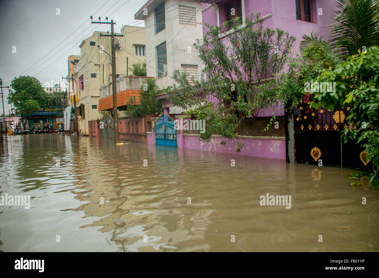 Chennai rain 2015 hi-res stock photography and images - Alamy