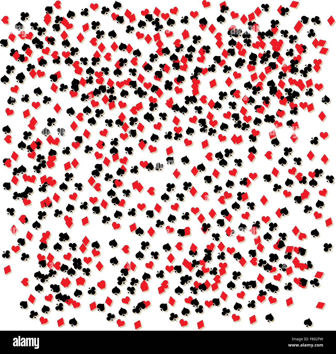 confetti, card game - vector background Stock Vector Image & Art - Alamy