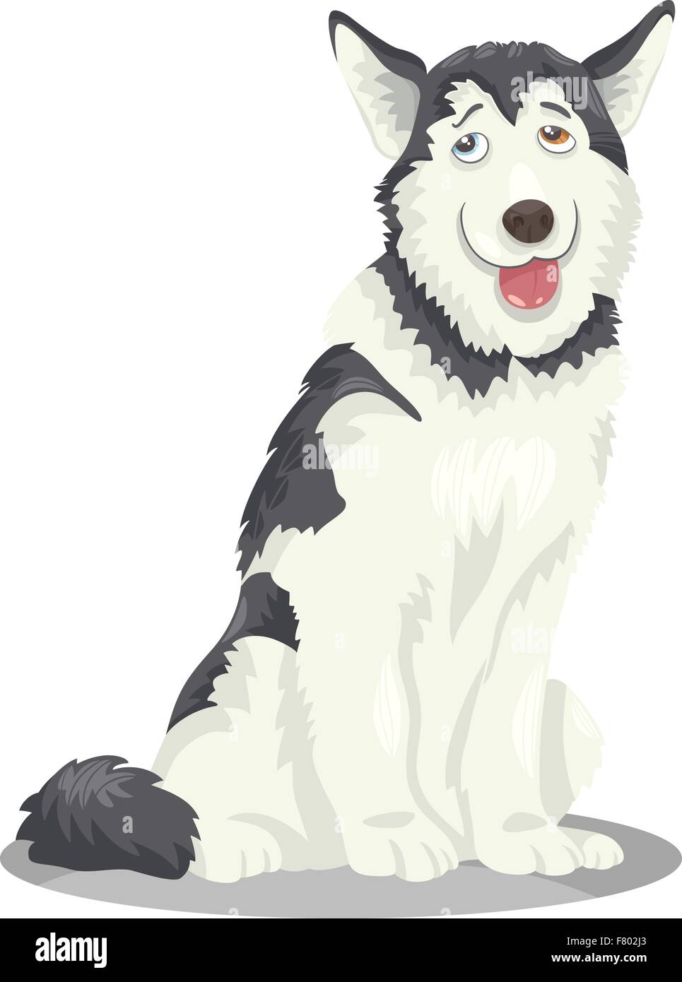 Malamute happy Stock Vector Images - Alamy
