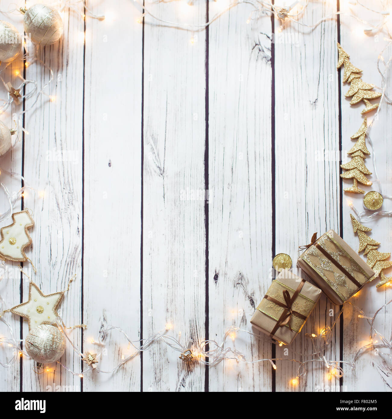 Christmas background frame Stock Photo - Alamy