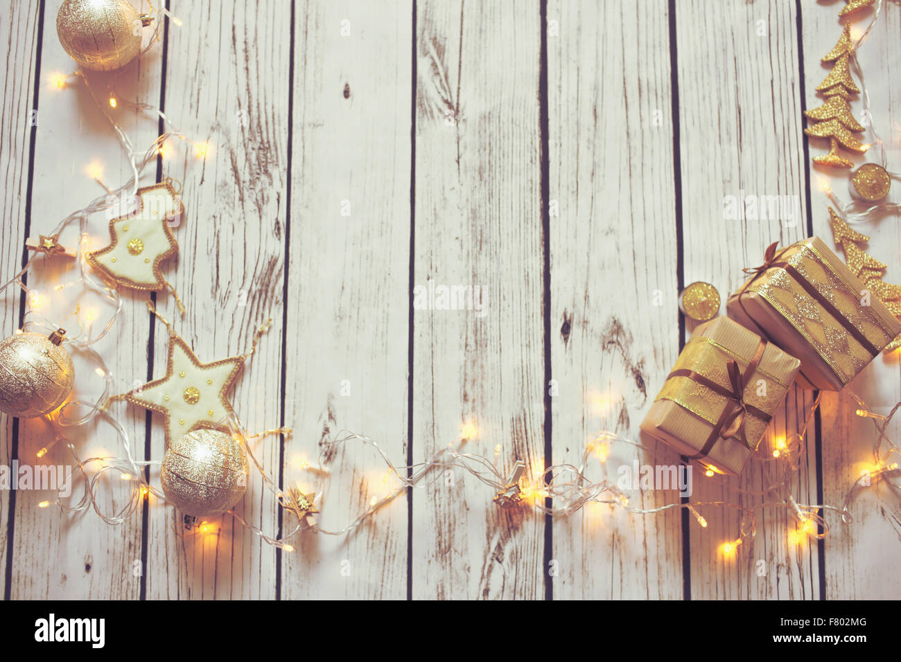 Christmas background frame Stock Photo - Alamy