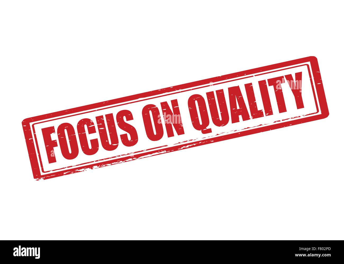 Focus on quality Stock Vector Image & Art - Alamy