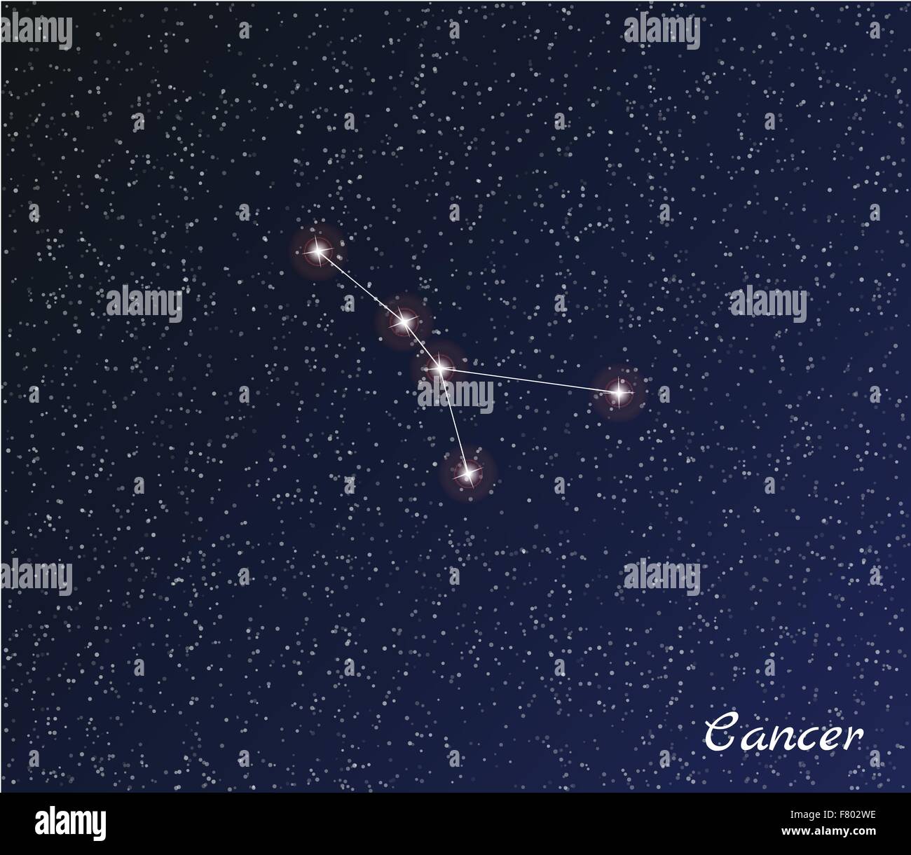Cancer zodiac sign constellation hi-res stock photography and images ...