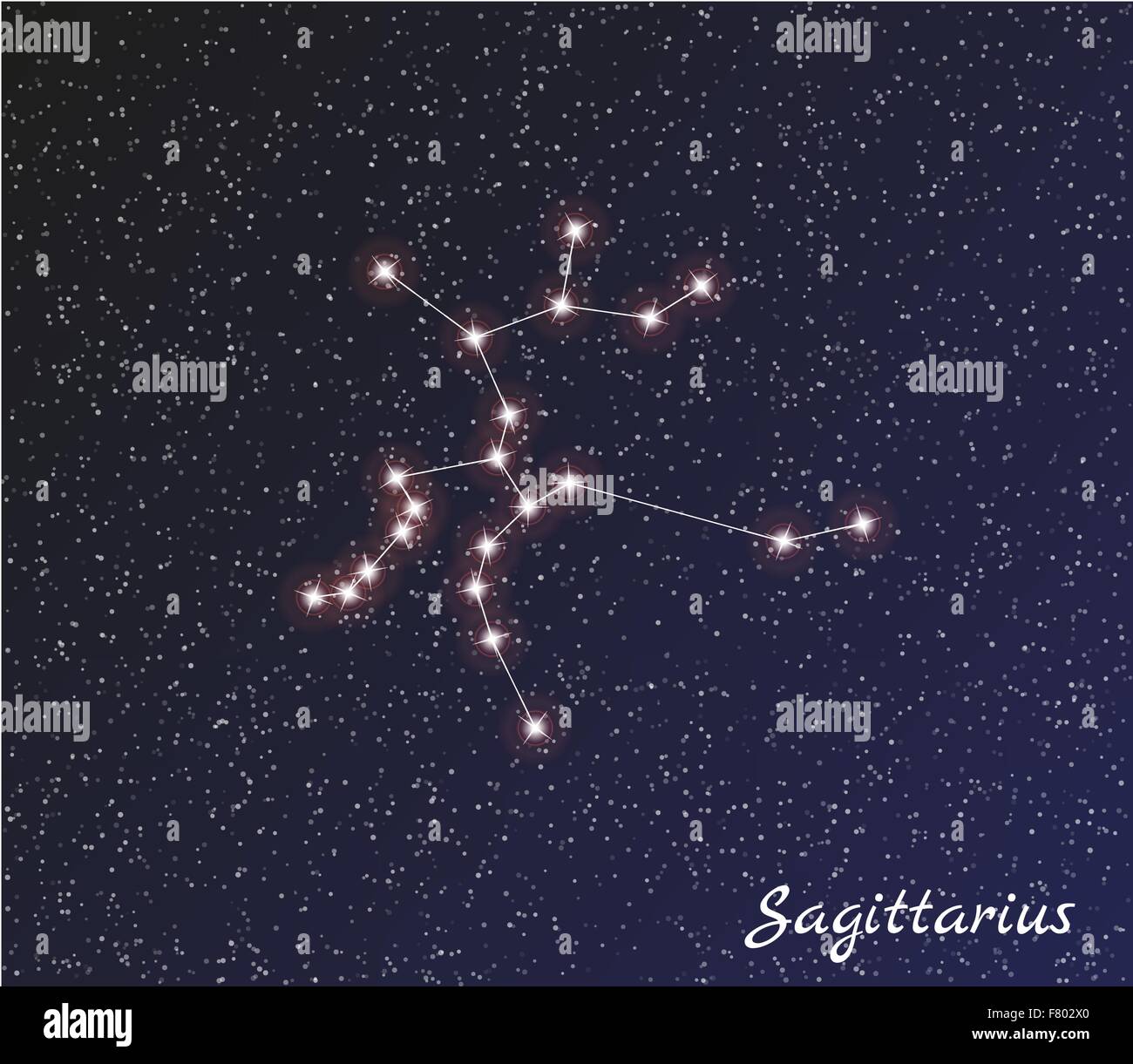 Sagittarius constellation hi-res stock photography and images - Alamy