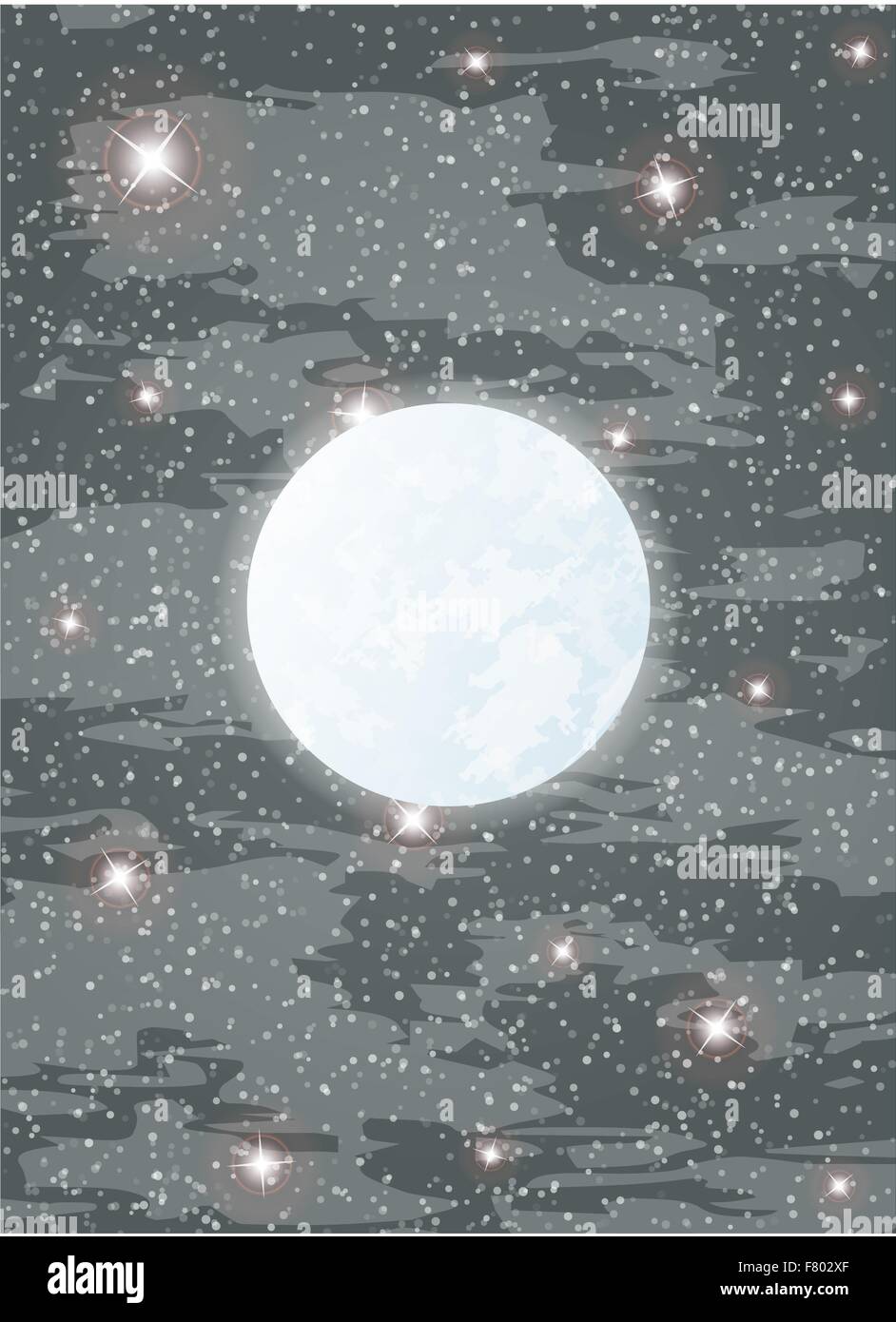 moon and stars Stock Vector Image & Art - Alamy