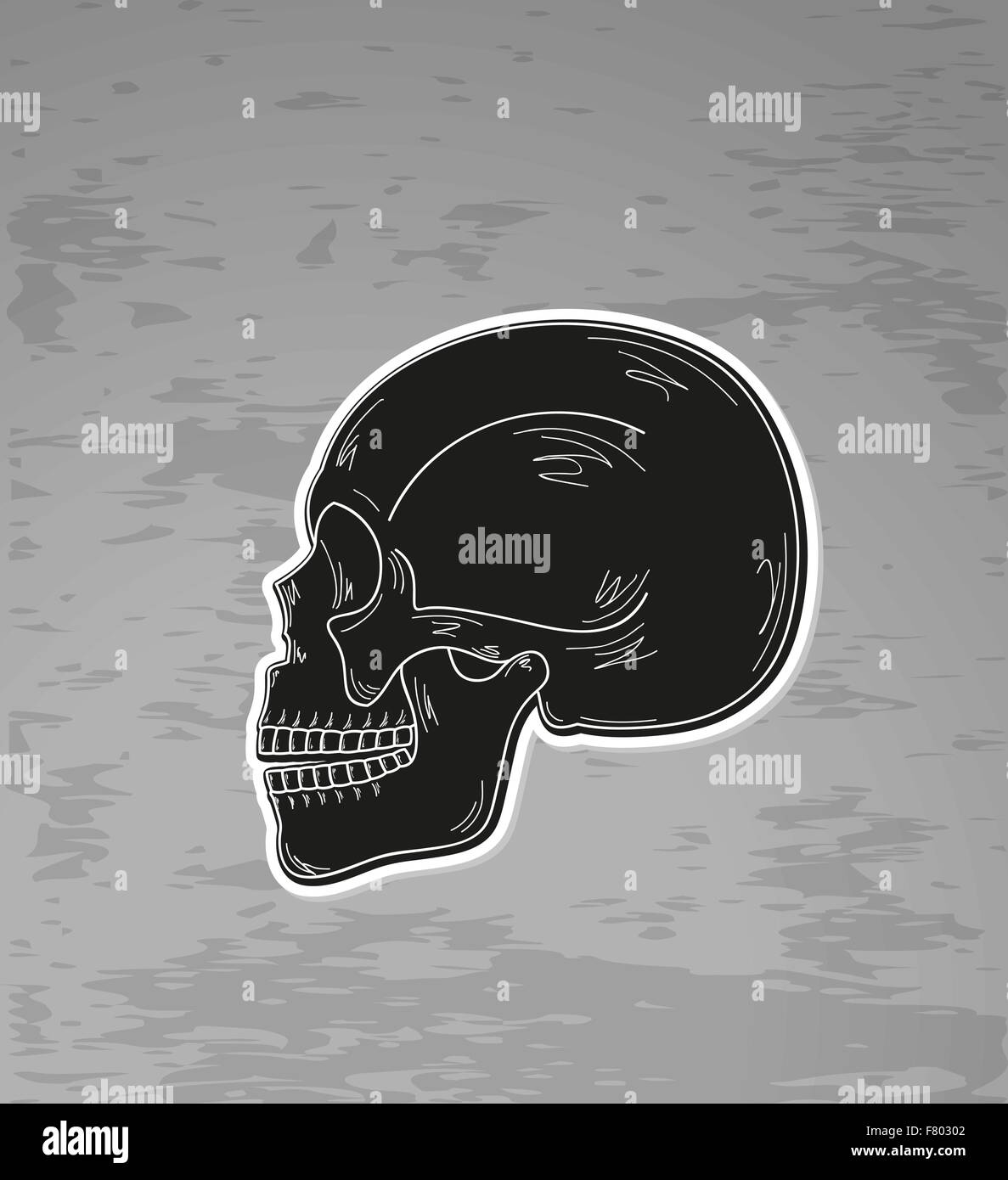 Teeth skull Stock Vector Images - Alamy