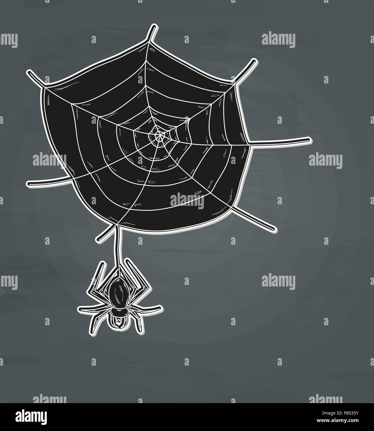 Autumn spider web Stock Vector Images - Alamy