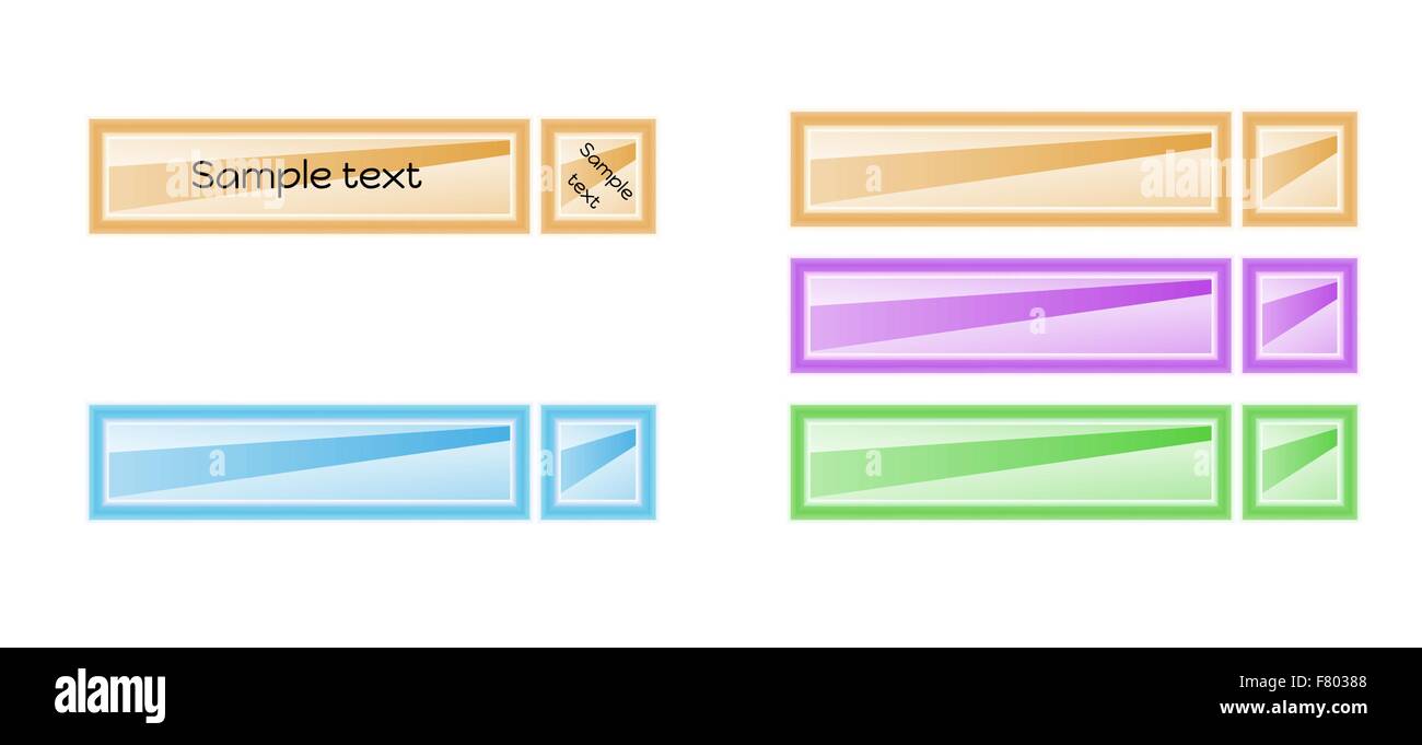 color blank labels Stock Vector Image & Art - Alamy