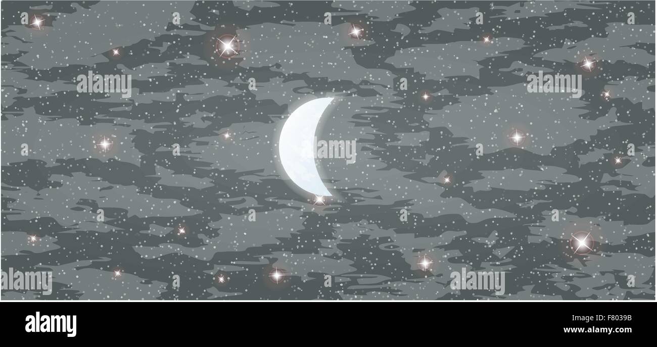 Digital moon Stock Vector Images - Alamy