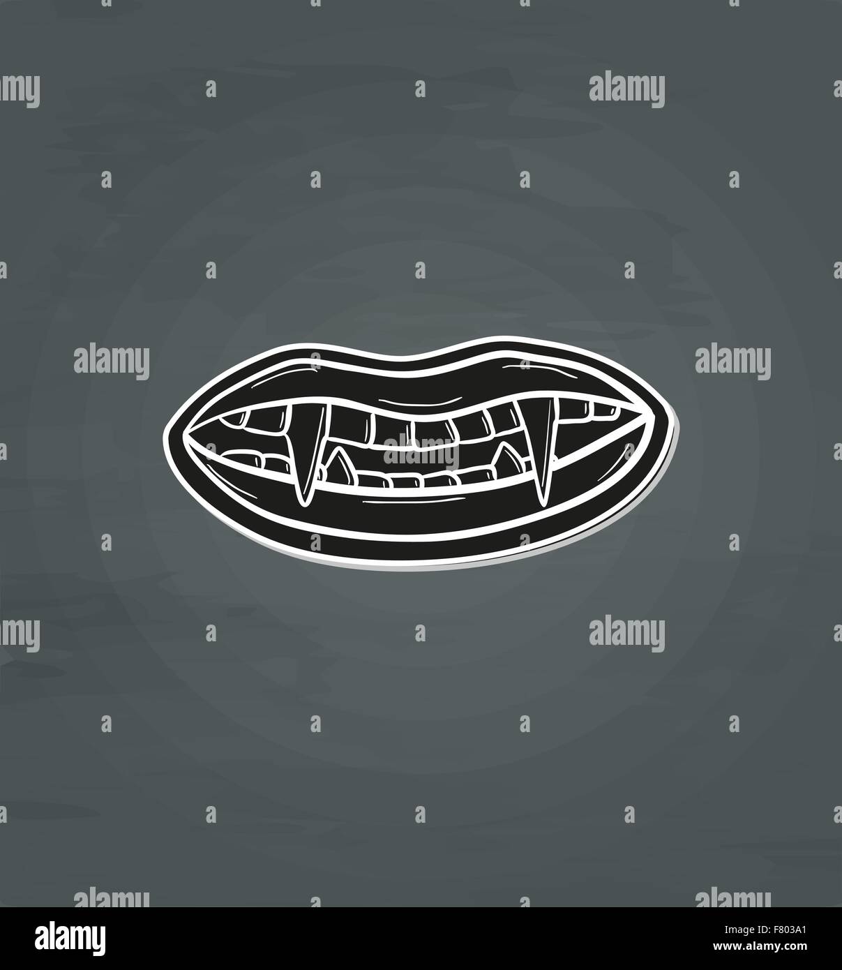 Black teeth Stock Vector Images - Alamy