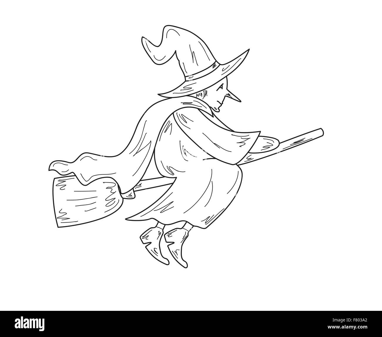 Old witches hat Cut Out Stock Images & Pictures - Alamy