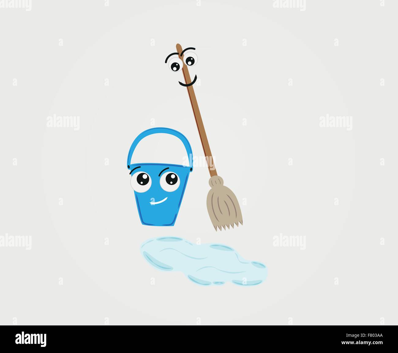 Puddle pure water on Stock Vector Images - Alamy