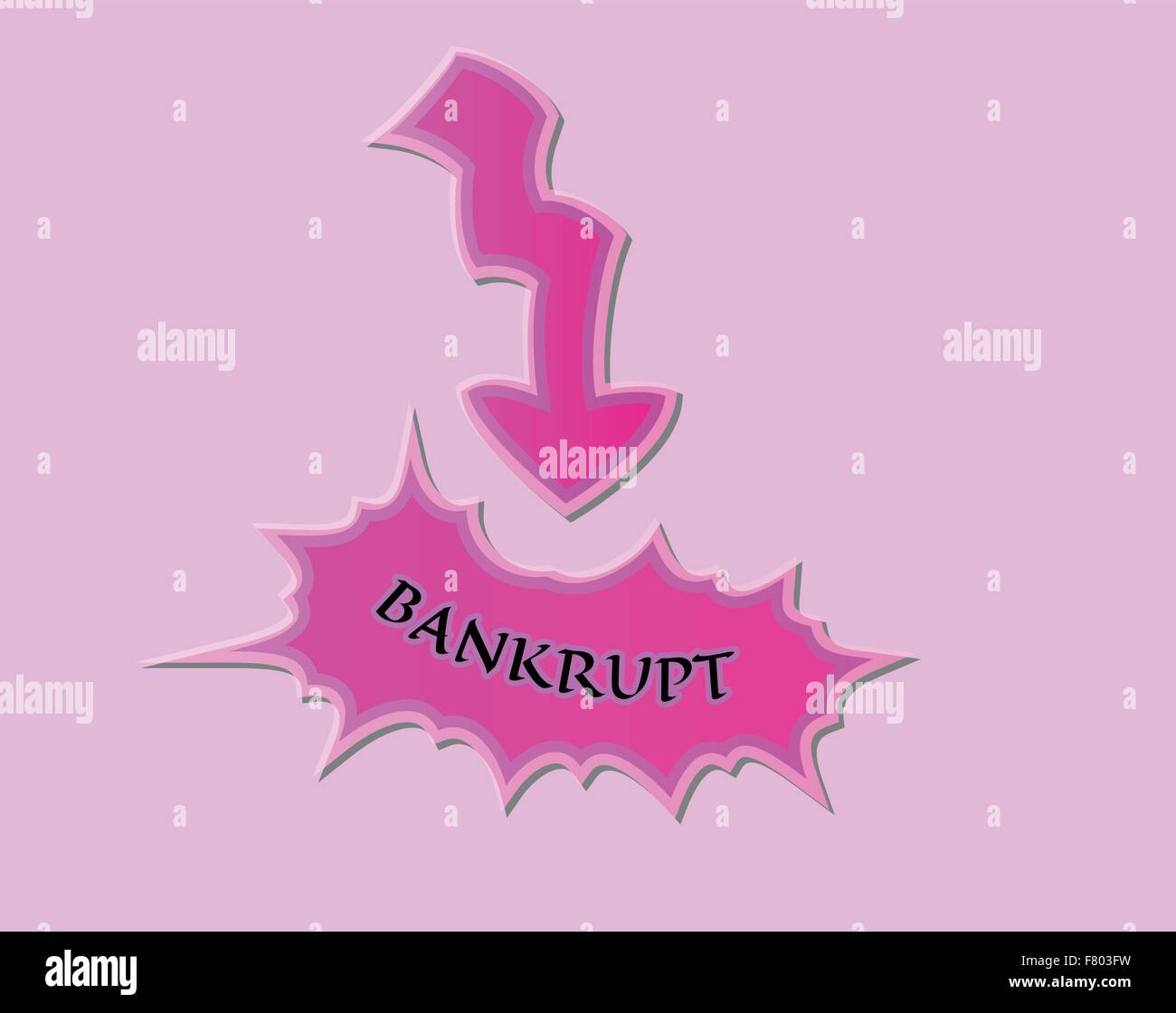 Label bankrupt Stock Vector Images - Alamy