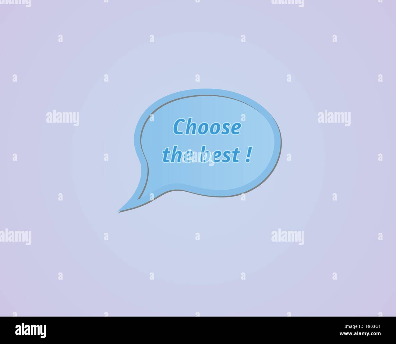 speak bubble - choose the best Stock Vector Image & Art - Alamy