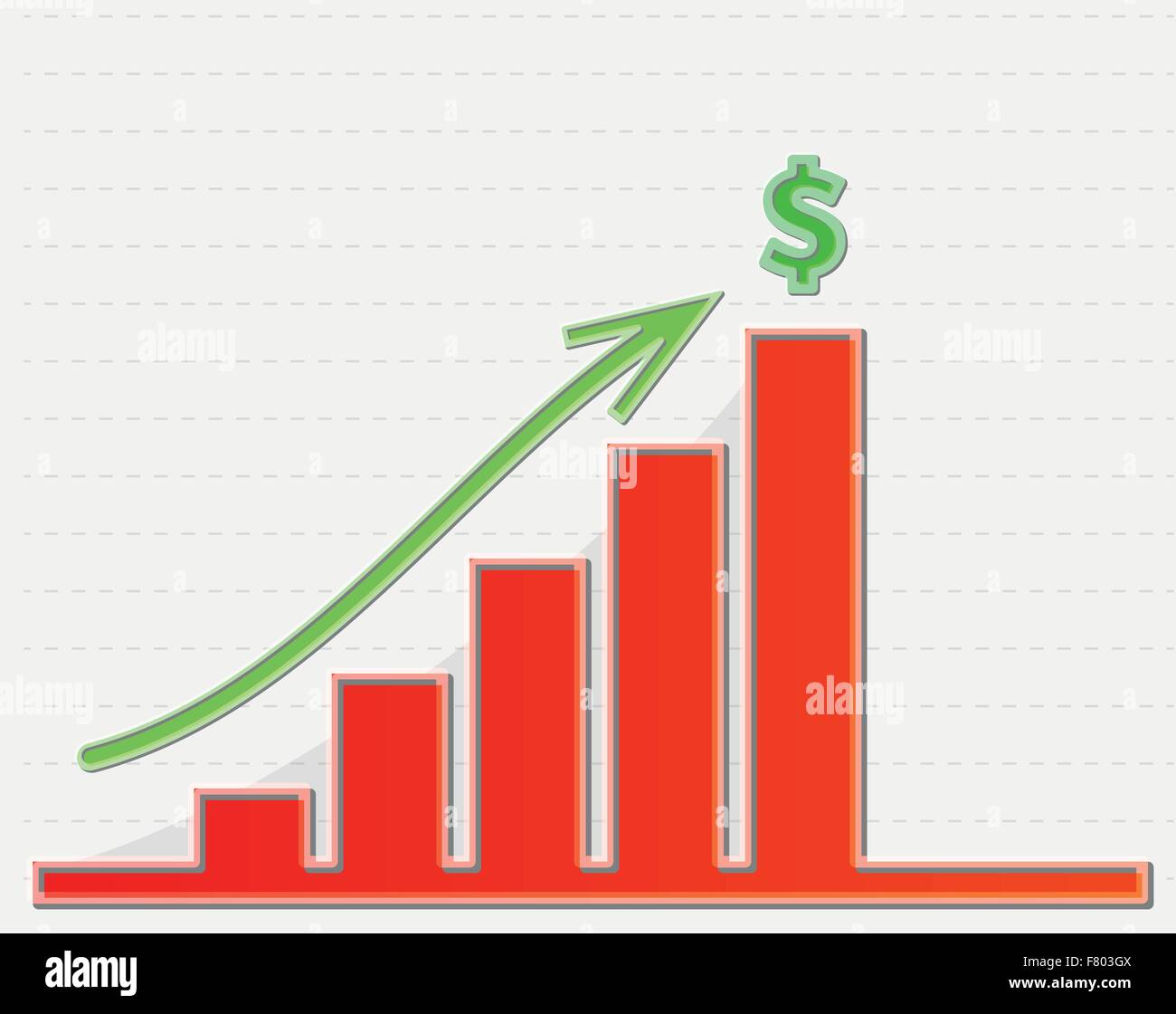 Line graph increase Stock Vector Images - Alamy