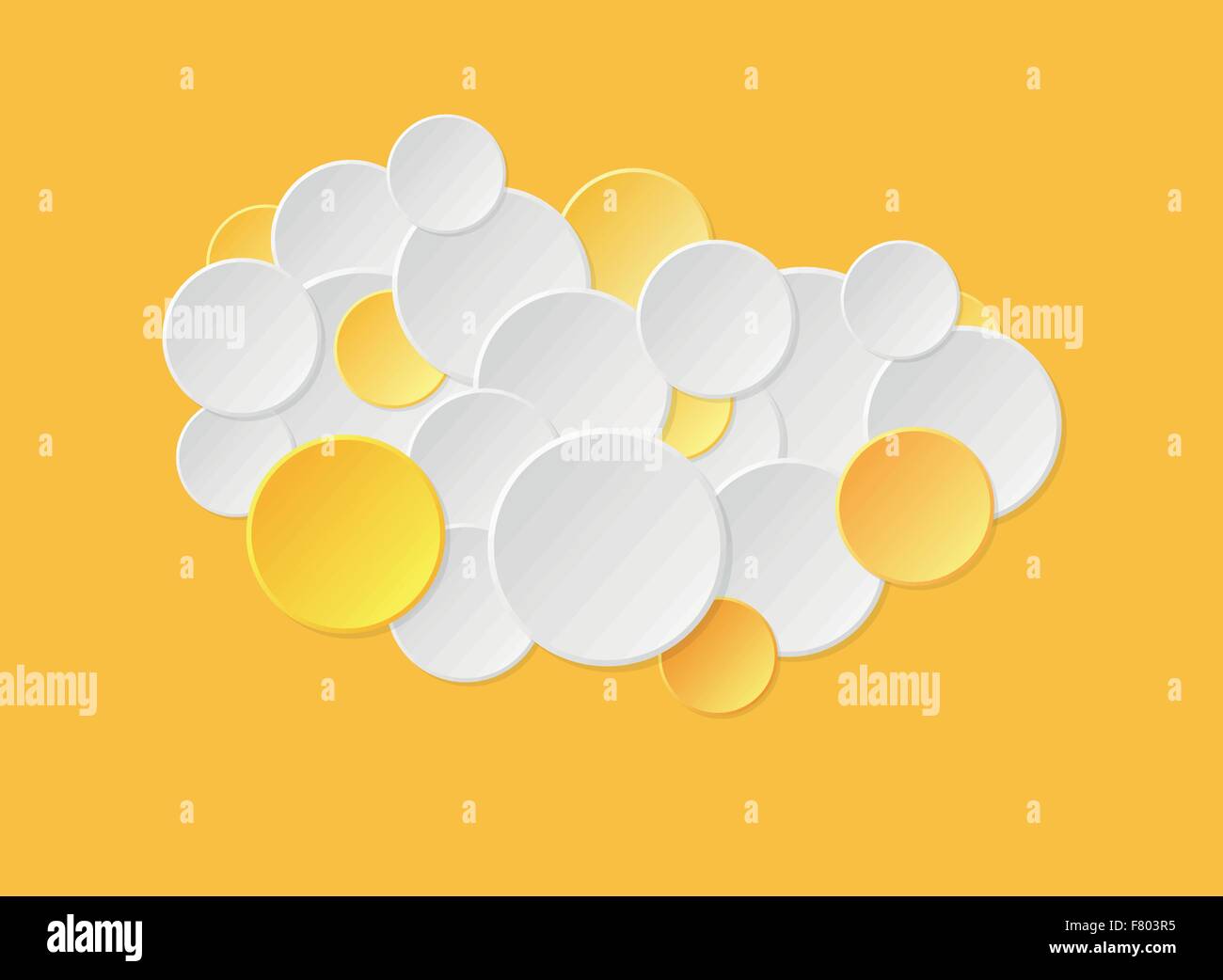 Yellow circle illustration Stock Vector Images - Alamy