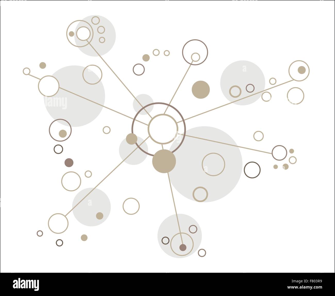 network of the circles Stock Vector Image & Art - Alamy