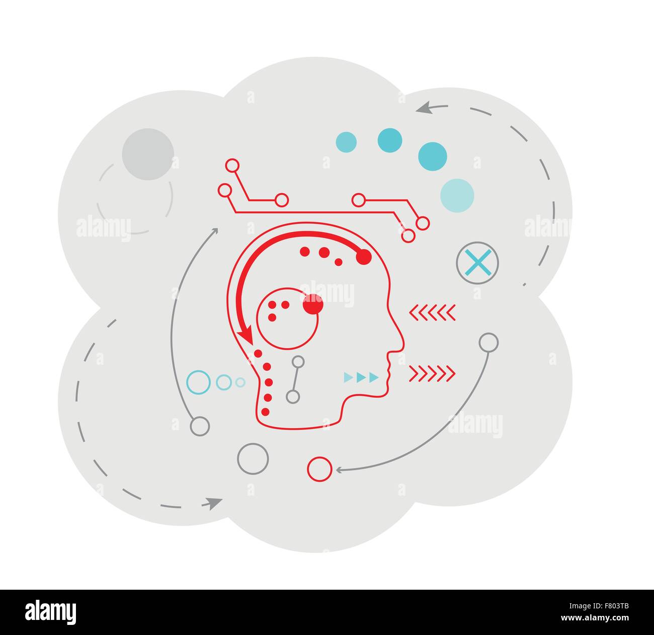 Map of red cloud hi-res stock photography and images - Alamy