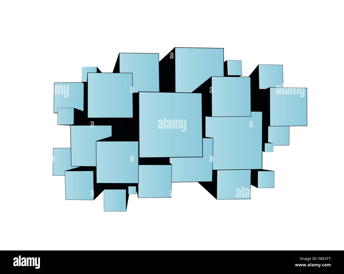 Cube illustration hi-res stock photography and images - Alamy