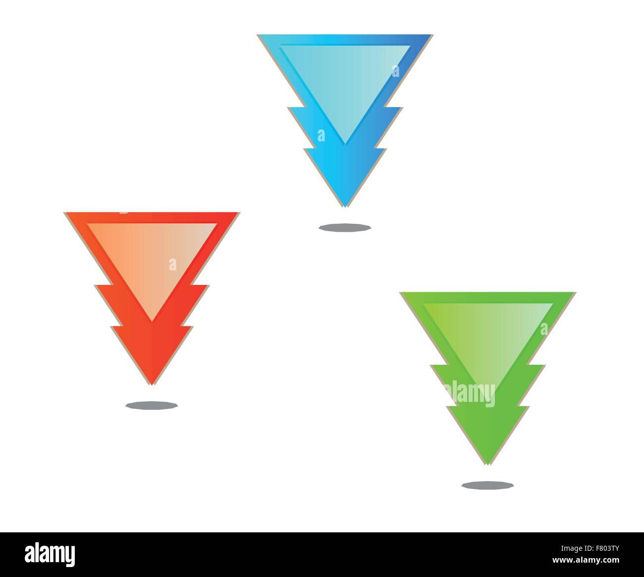 Triangle shadow Cut Out Stock Images & Pictures - Alamy