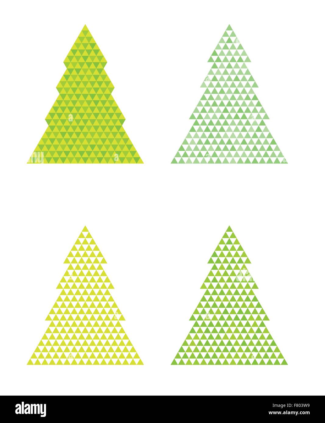 abstract trees with triangle on the top Stock Vector Image & Art - Alamy