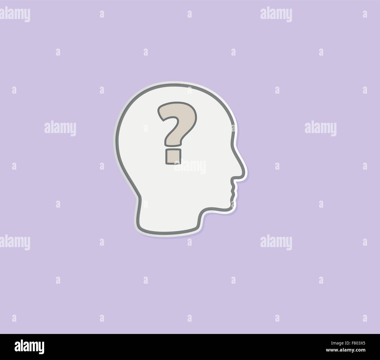Stupid question Stock Vector Images - Alamy