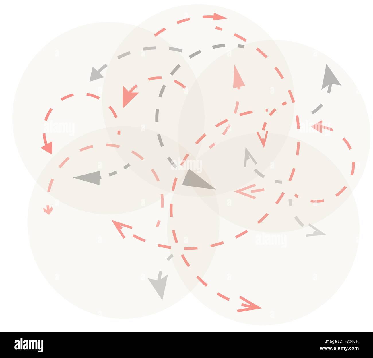 Trajectory arrow Cut Out Stock Images & Pictures - Alamy