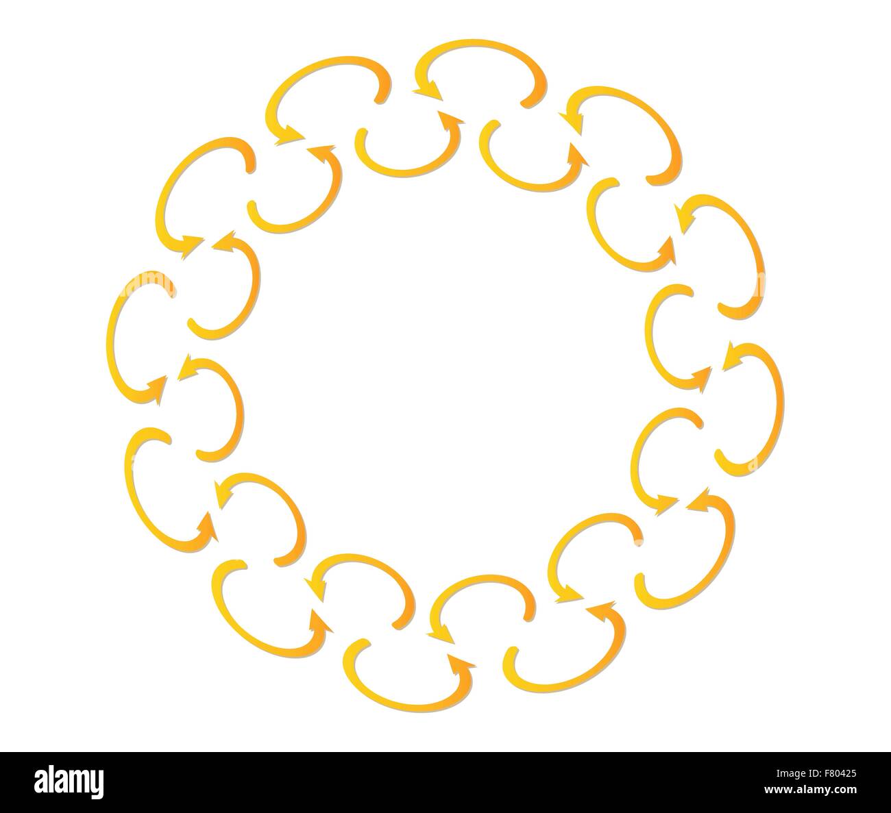 Circle around arrow hi-res stock photography and images - Alamy