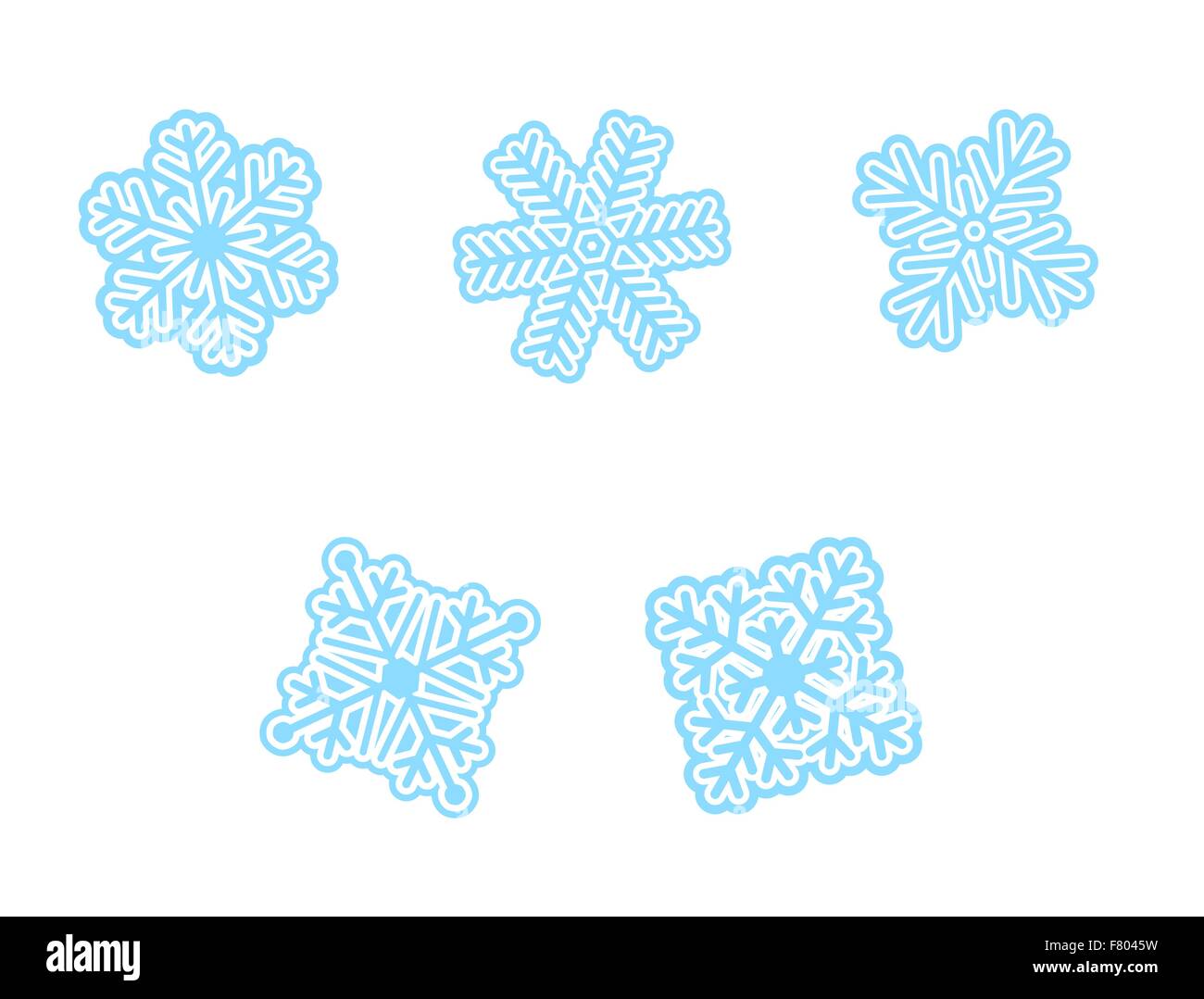 Flake ice Stock Vector Images - Alamy
