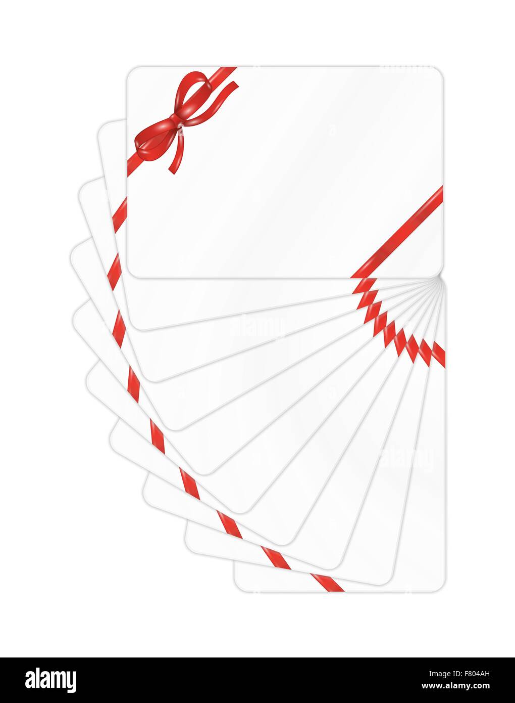 Set gift cards Cut Out Stock Images & Pictures - Alamy