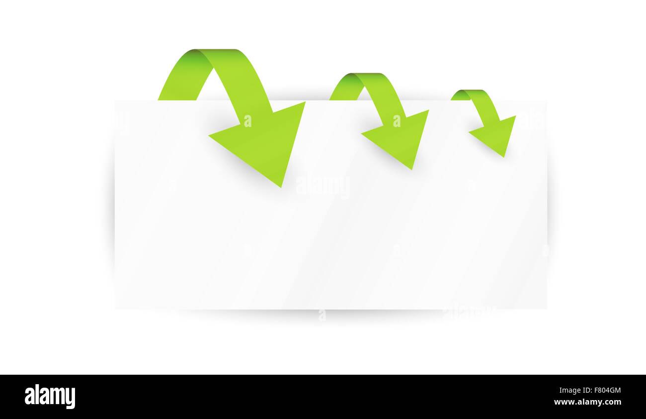 arrows and paper Stock Vector Image & Art - Alamy