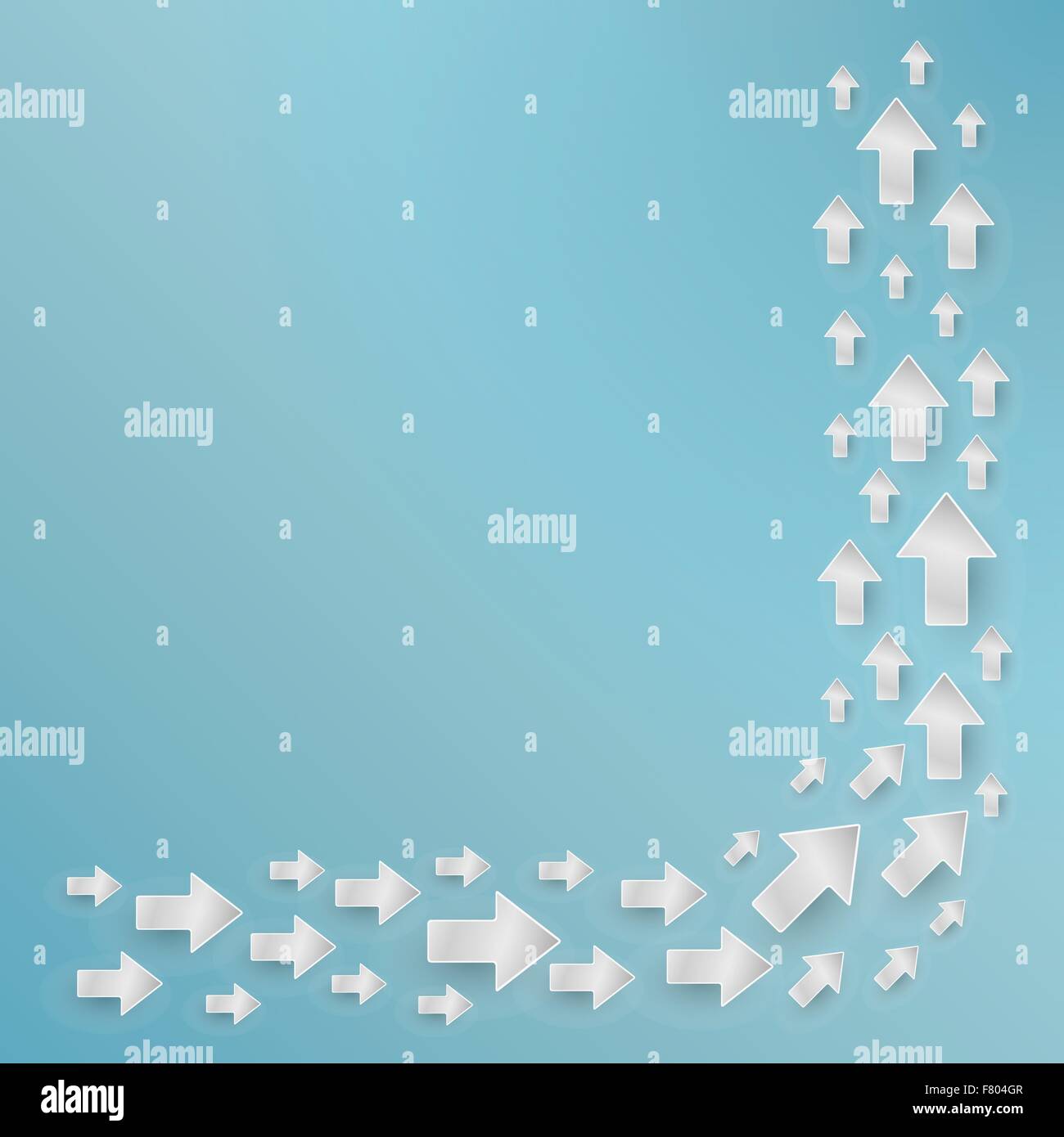 flow of the arrows Stock Vector Image & Art - Alamy