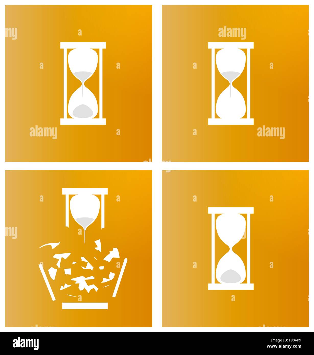 four different sandglasses Stock Vector Image & Art - Alamy