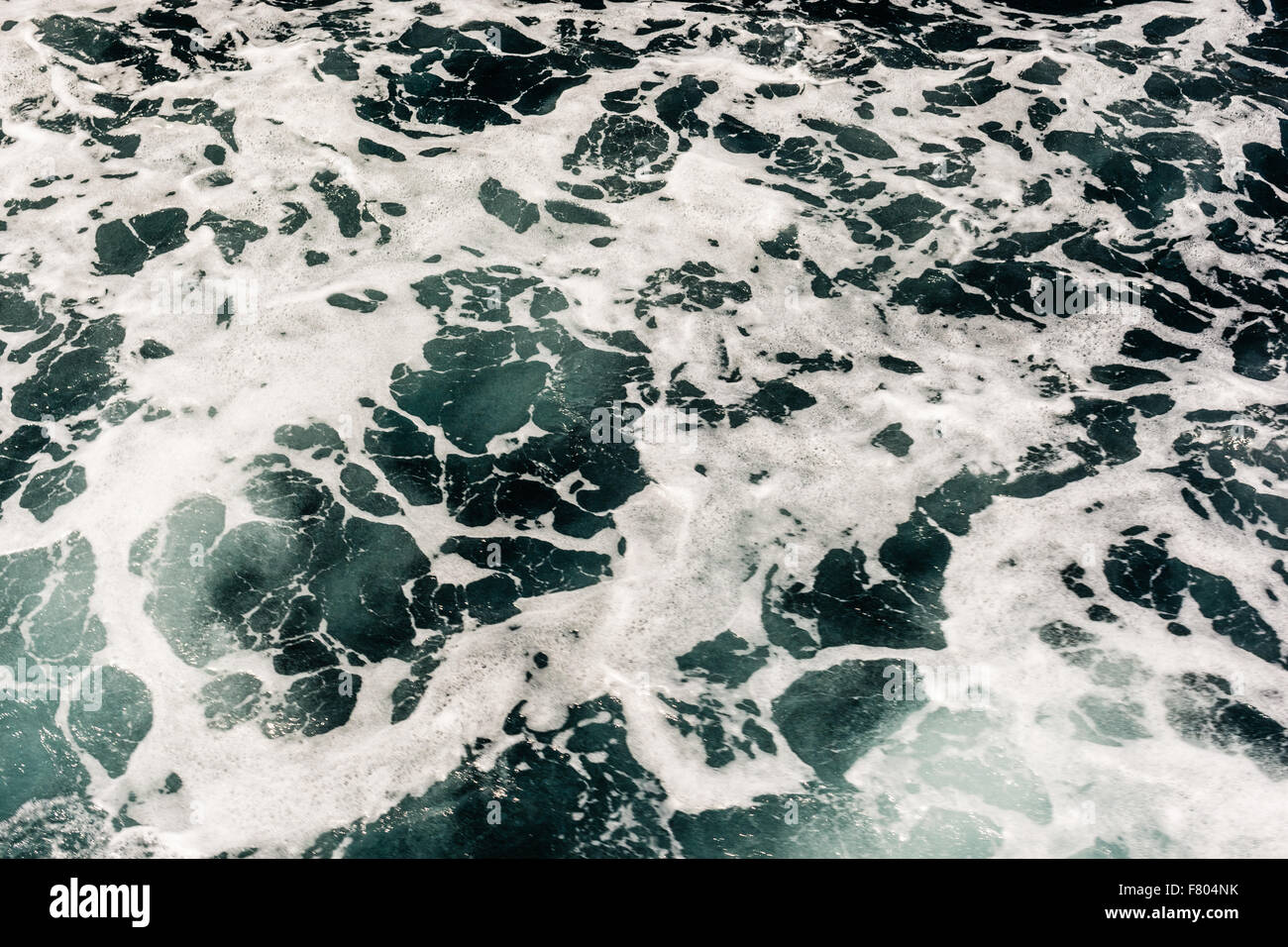 detail of the turbulent deep ocean water surface Stock Photo - Alamy