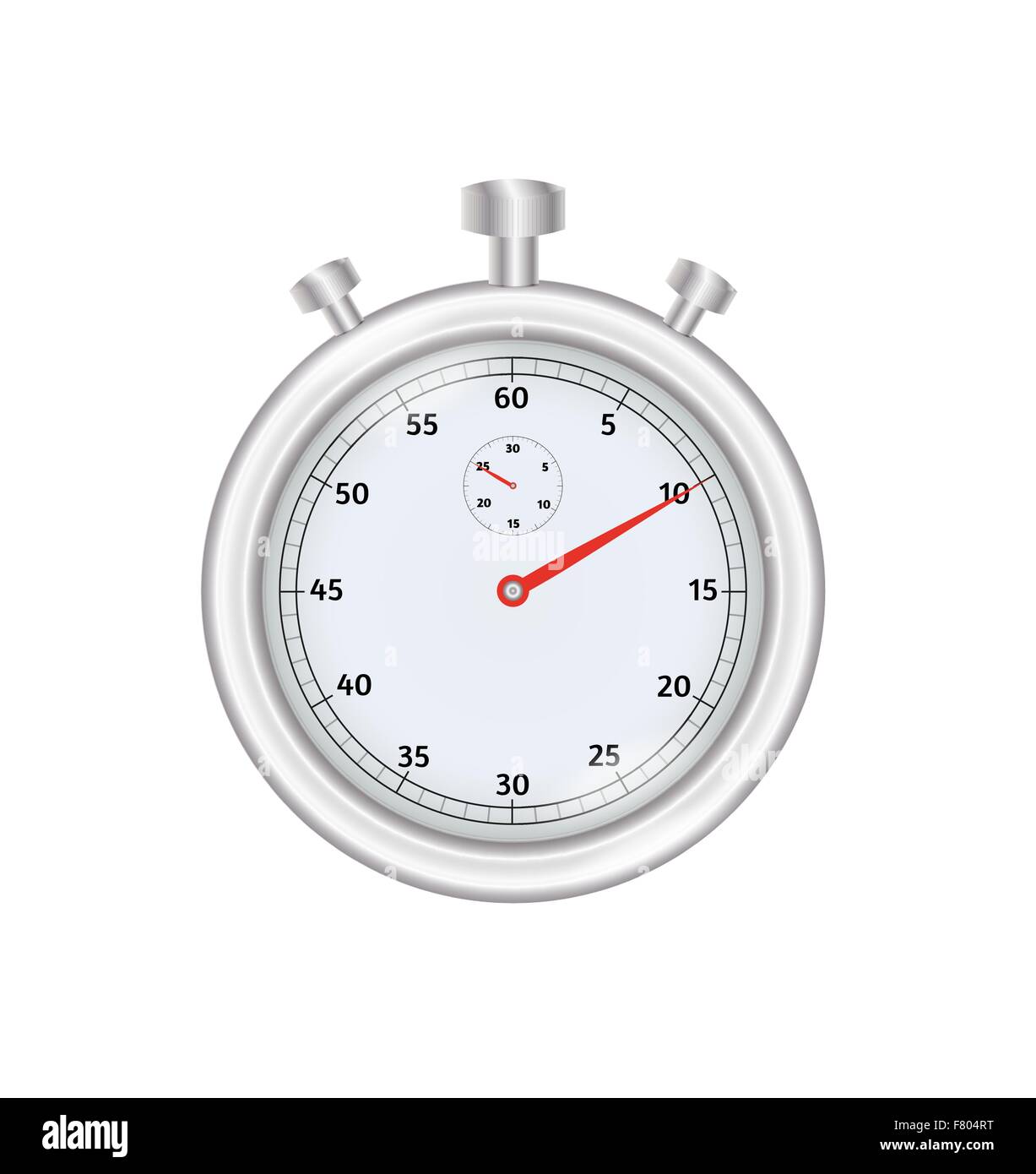 Silver stopwatch hi-res stock photography and images - Alamy