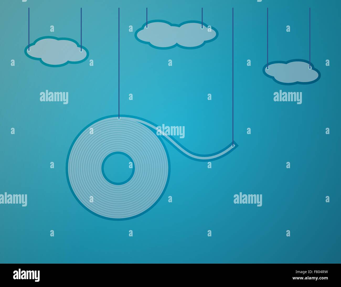 blue background with roll of paper Stock Vector Image & Art - Alamy