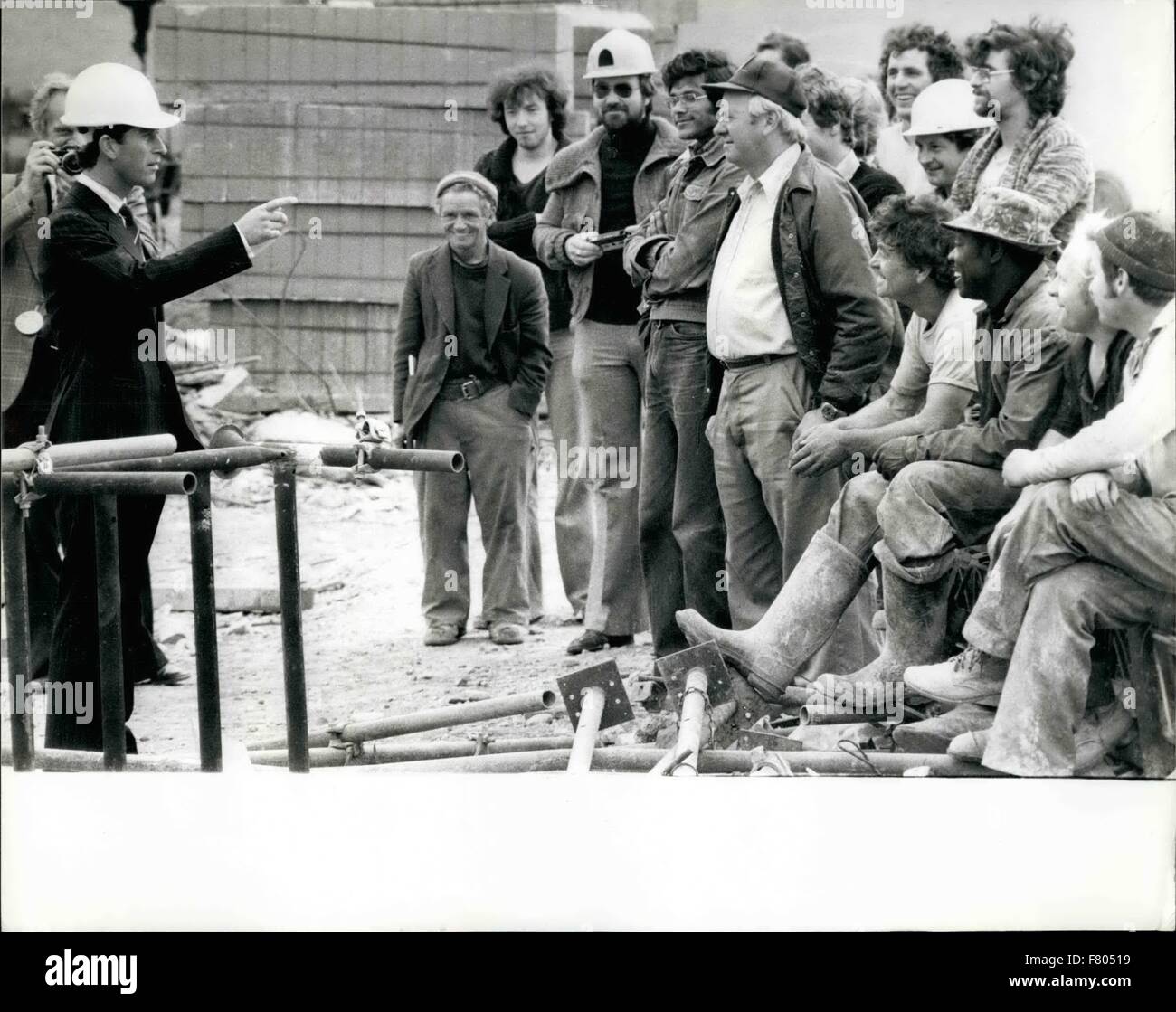 1981 - Prince Of Wales In Cardiff The Prince of Wales to-day lays the ...