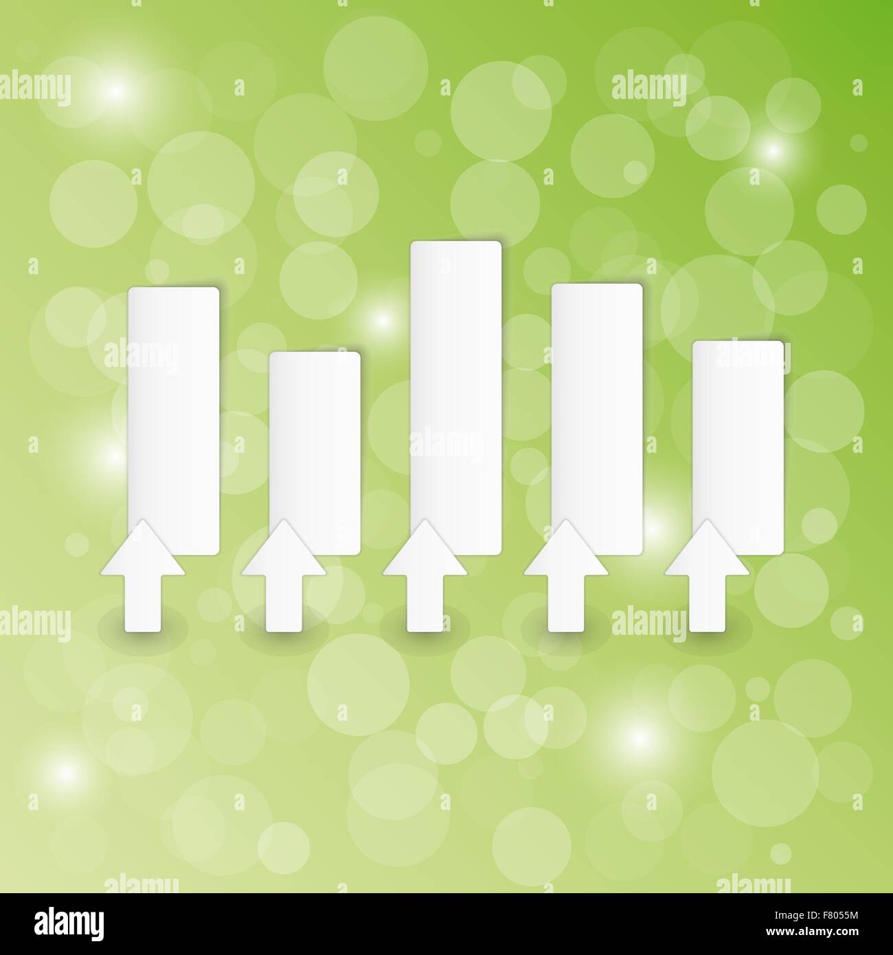 background with blank paper blocks and arrows Stock Vector Image & Art ...