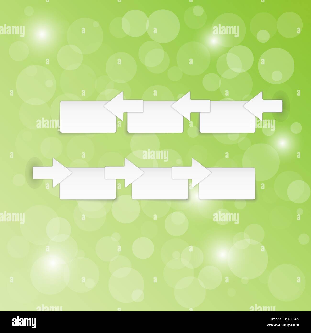 background with blank paper blocks and arrows Stock Vector Image & Art ...