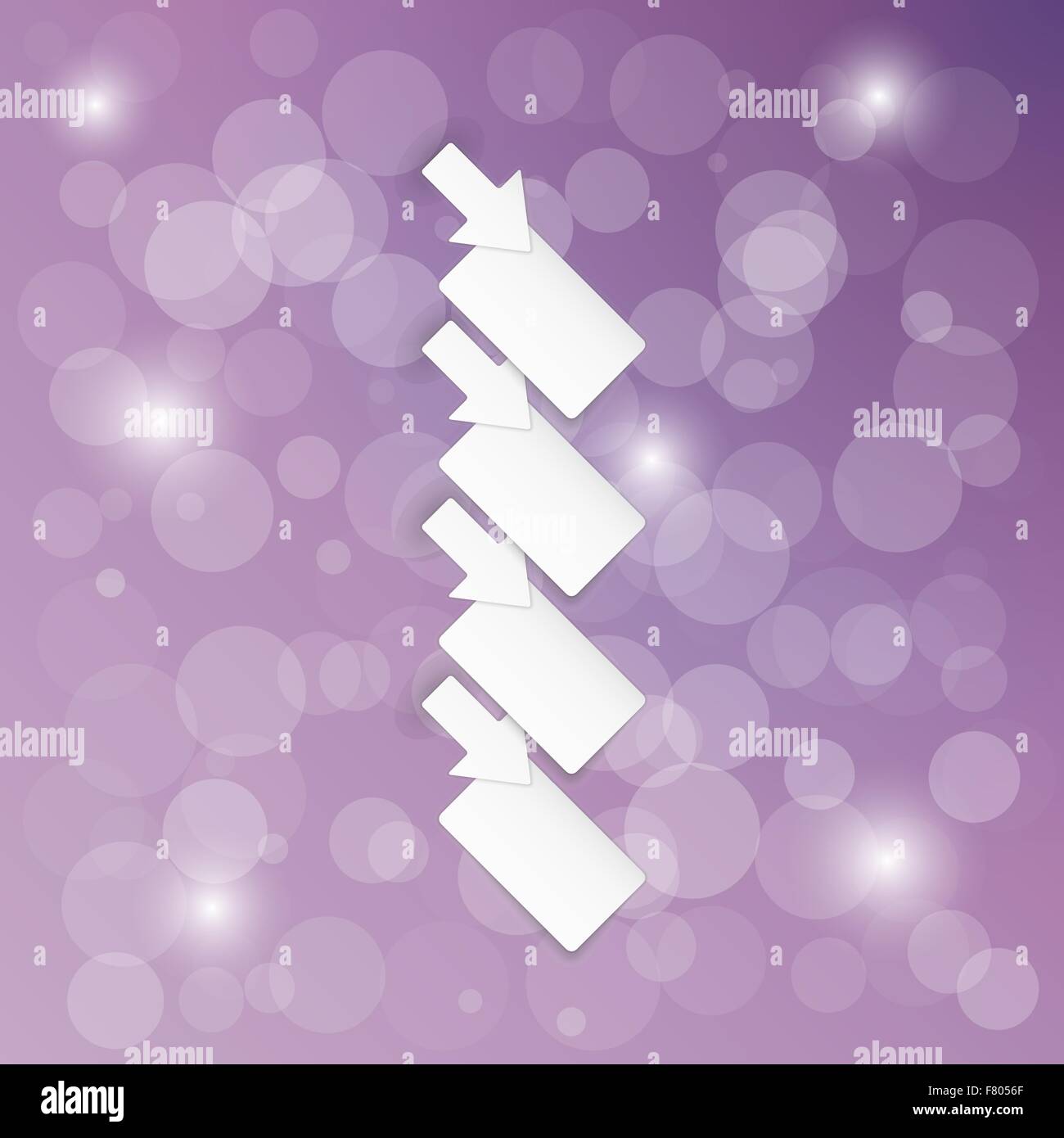 background with blank paper blocks and arrows Stock Vector Image & Art ...