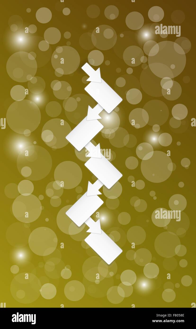 background with blank paper blocks and arrows Stock Vector Image & Art ...