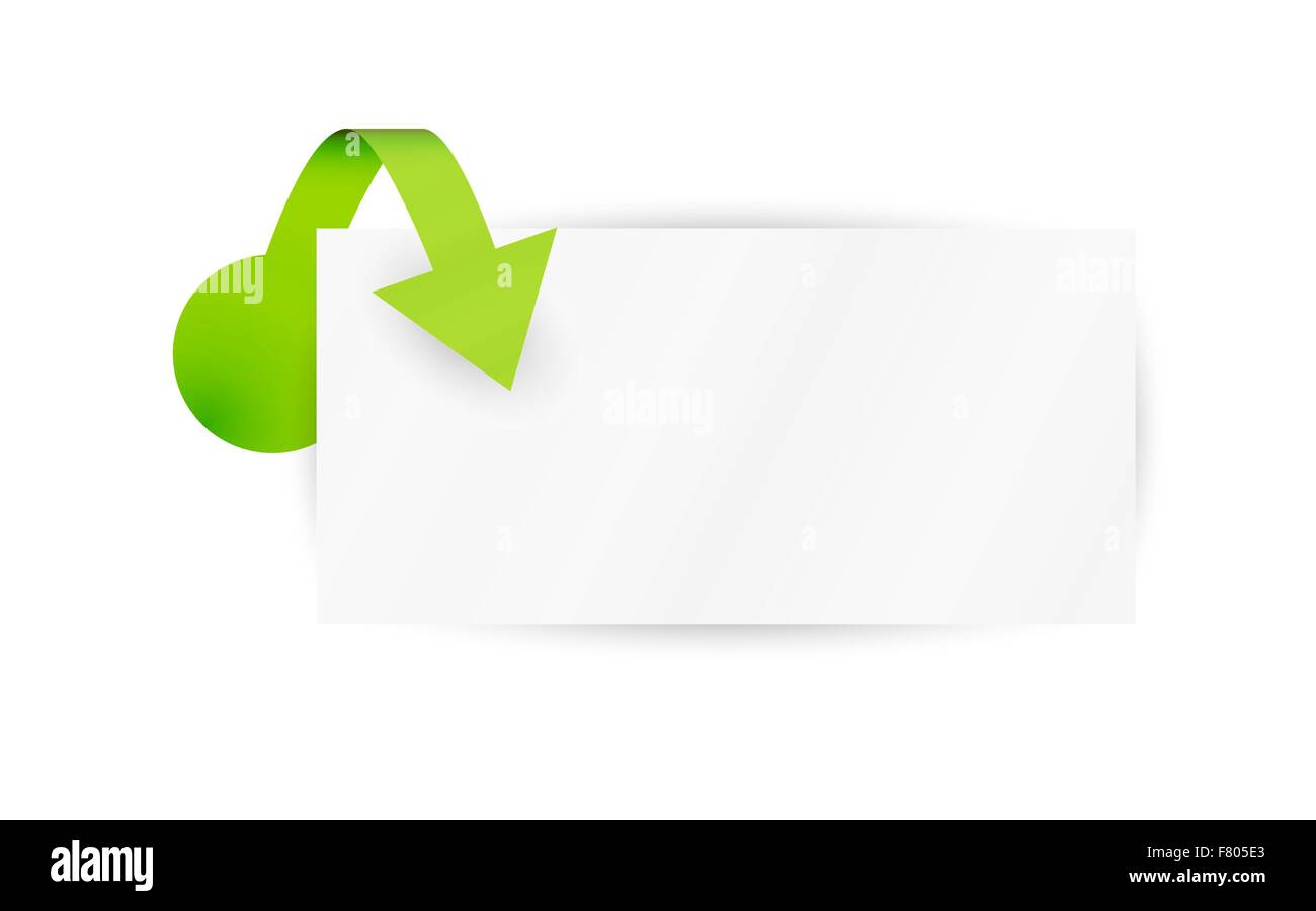 arrow and paper Stock Vector Image & Art - Alamy