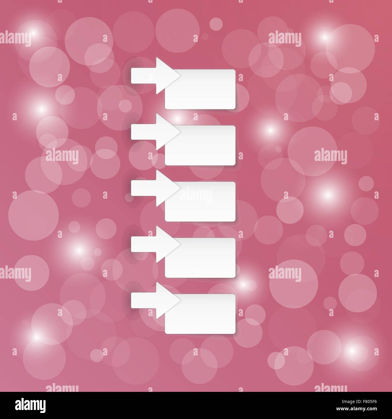 background with blank paper blocks and arrows Stock Vector Image & Art ...